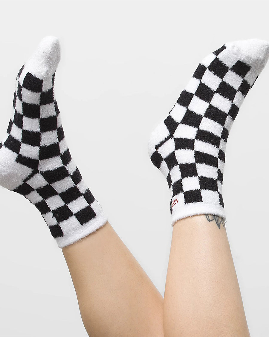 Black And White Checkered Socks