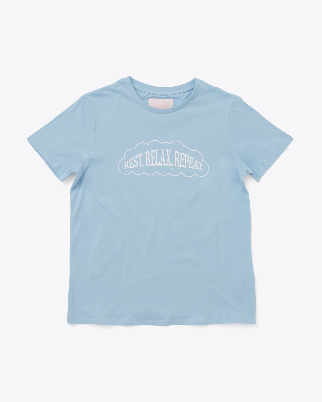 Rest, Relax, Repeat Tee - Sky – ban.do