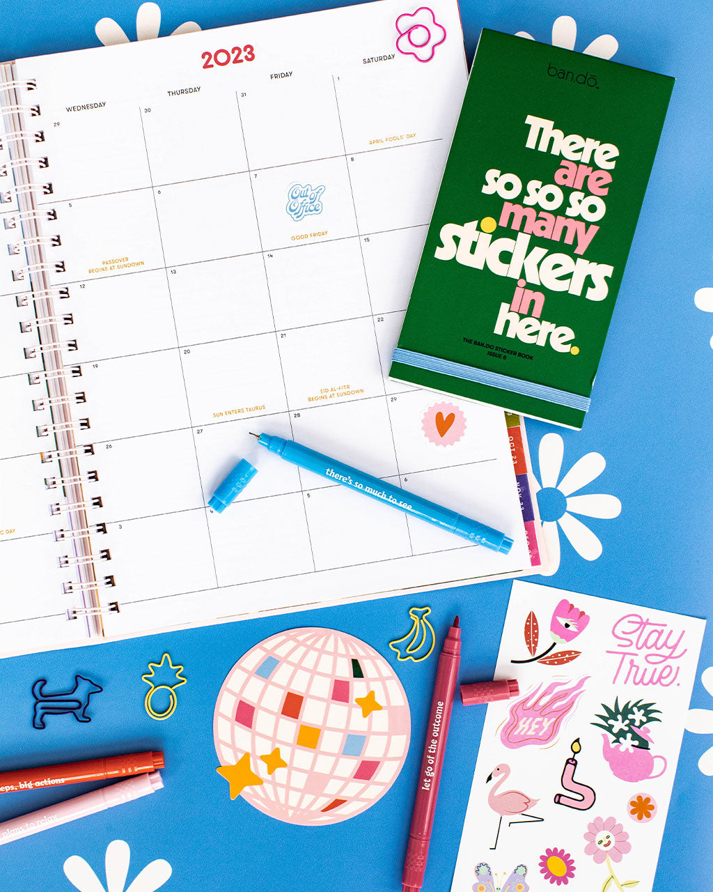 Sticker Book Issue Eight | 700+ Colorful Stickers | ban.do